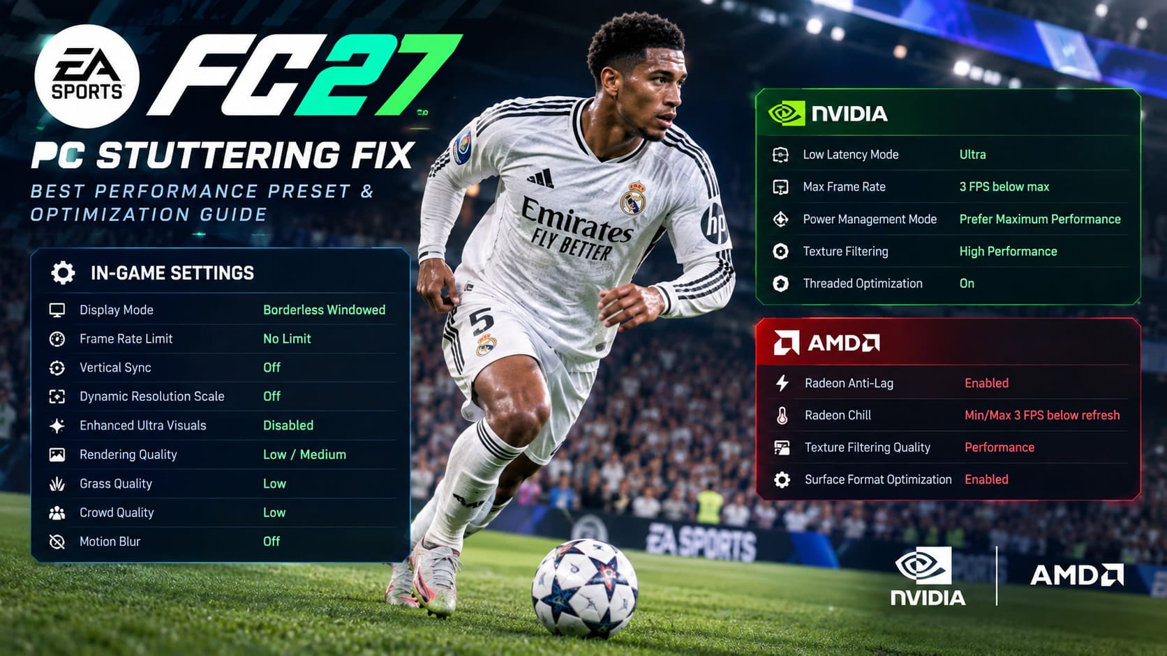 EA SPORTS FC 27 PC Stuttering Fix: Best Performance Preset ...